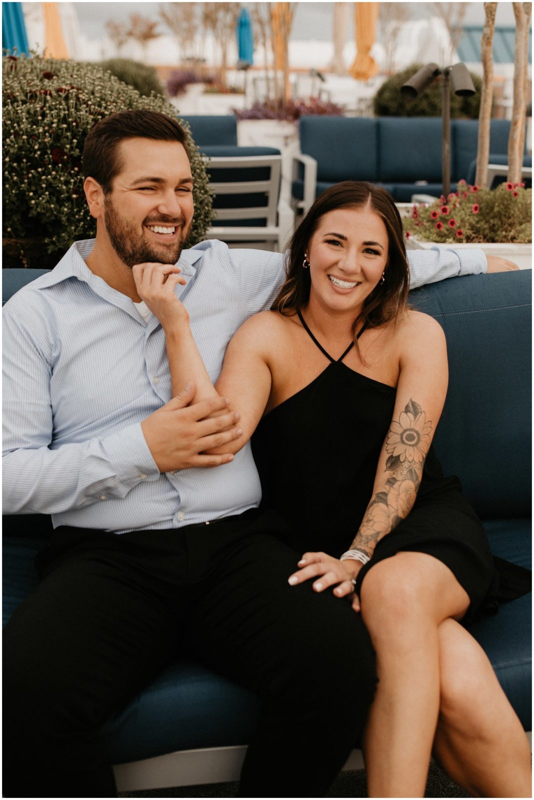 Fall Rainy Hotel LBI Engagement Session, NJ | Emily & David ...