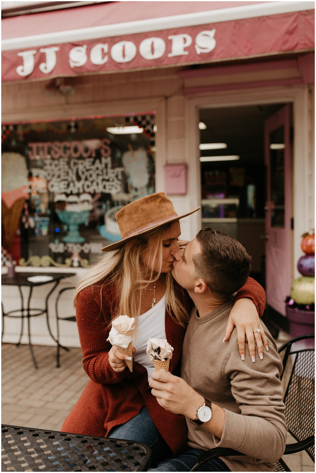 Fall Red Mill Clinton Engagement Session, NJ | Tori & Koby | torikelner.com